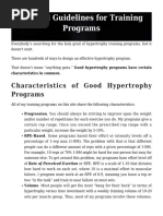 APRE Protocol for Strength Training | PDF | Strength Training | Muscle ...