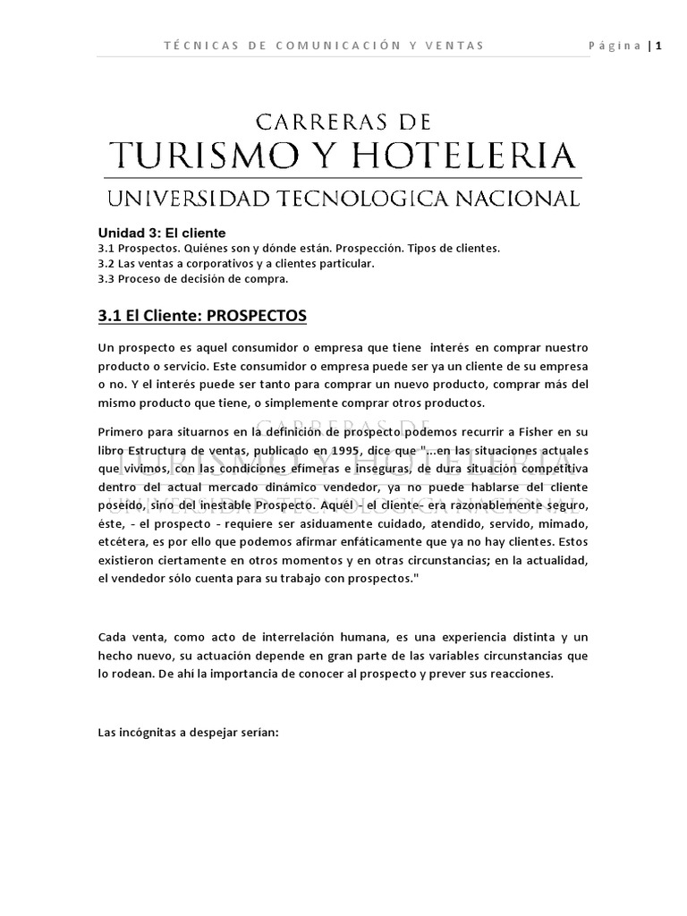 Guía de Prospectos y Tipos de Clientes | PDF | Mercado (economía) | Cliente