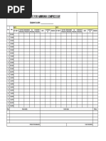 Daily Inspection Checklist - Air Compressor | PDF