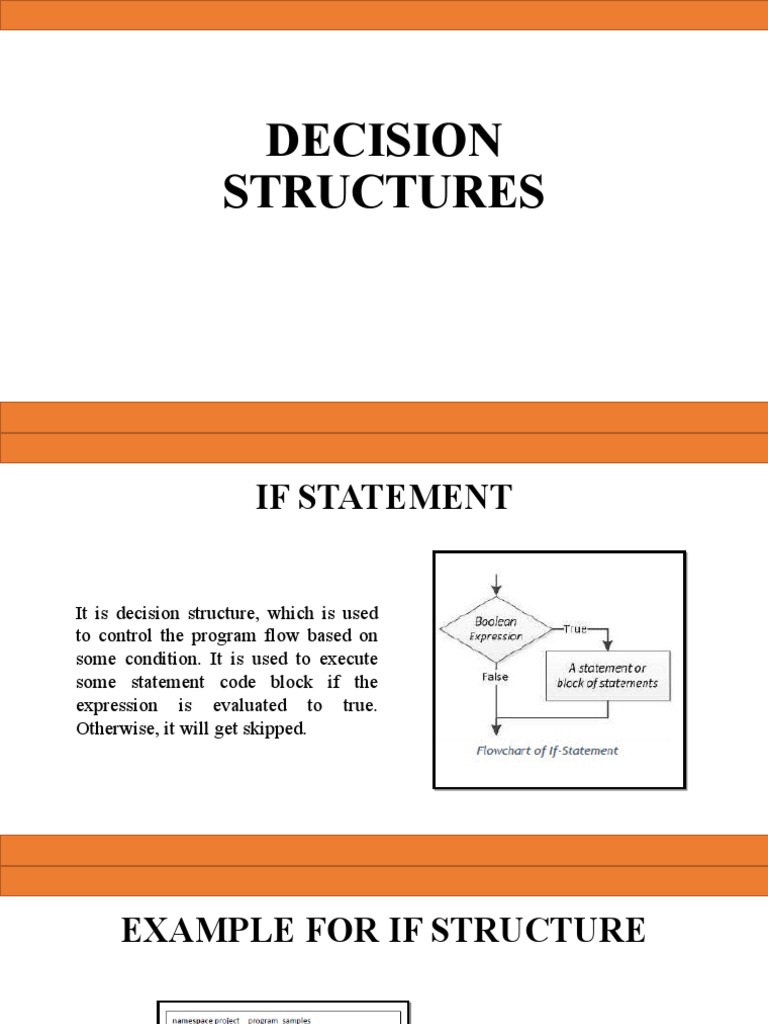 Decision Structures | PDF | Control Flow | Boolean Data Type