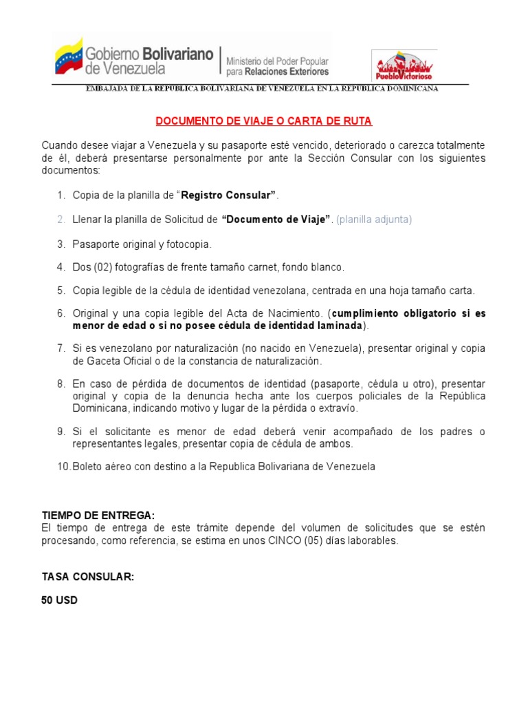 Documento Viaje Carta Ruta | PDF | Gobierno y personalidad