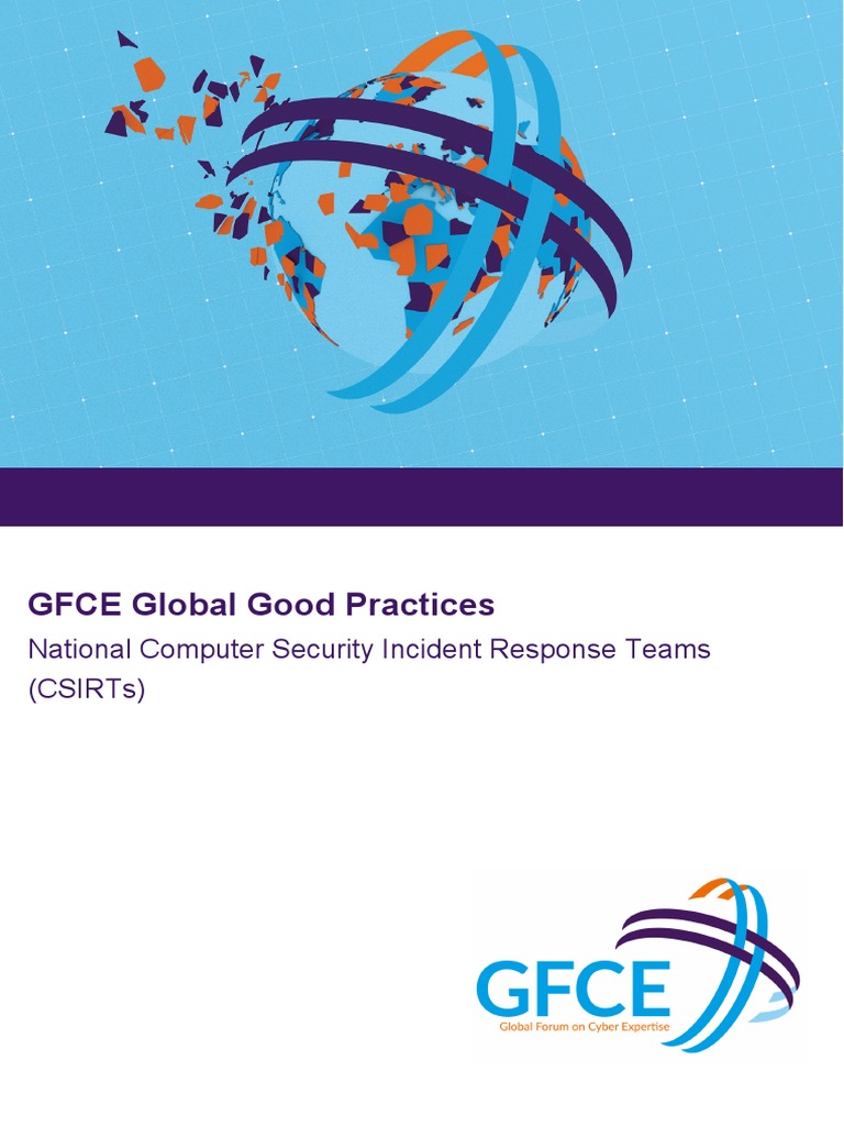 Gfce Global Good Practices: National Computer Security Incident ...