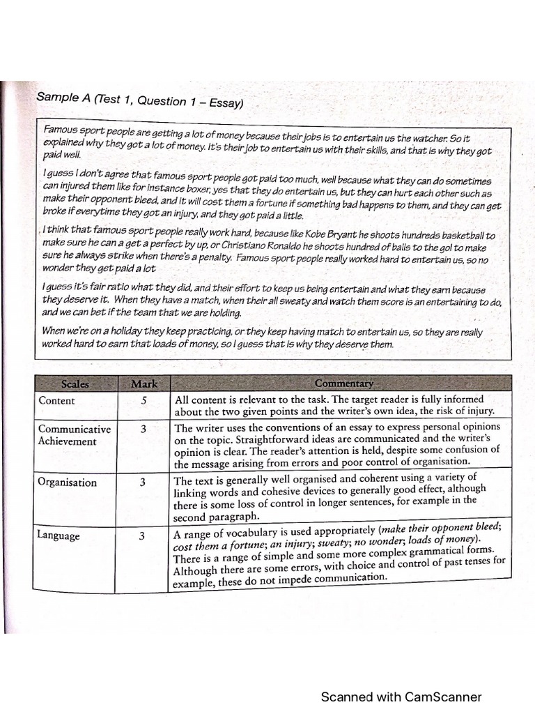 Fce Writing Models and Speaking | PDF