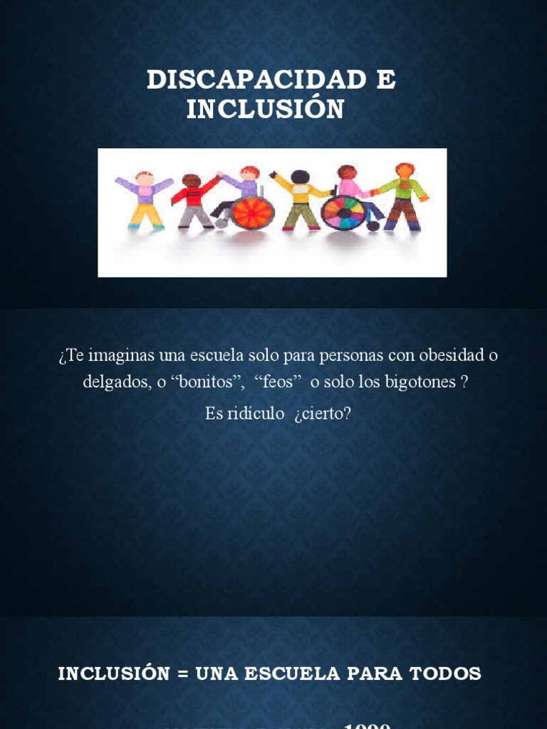 Discapacidad e inclusión | PDF | Inclusión (Educación) | Invalidez