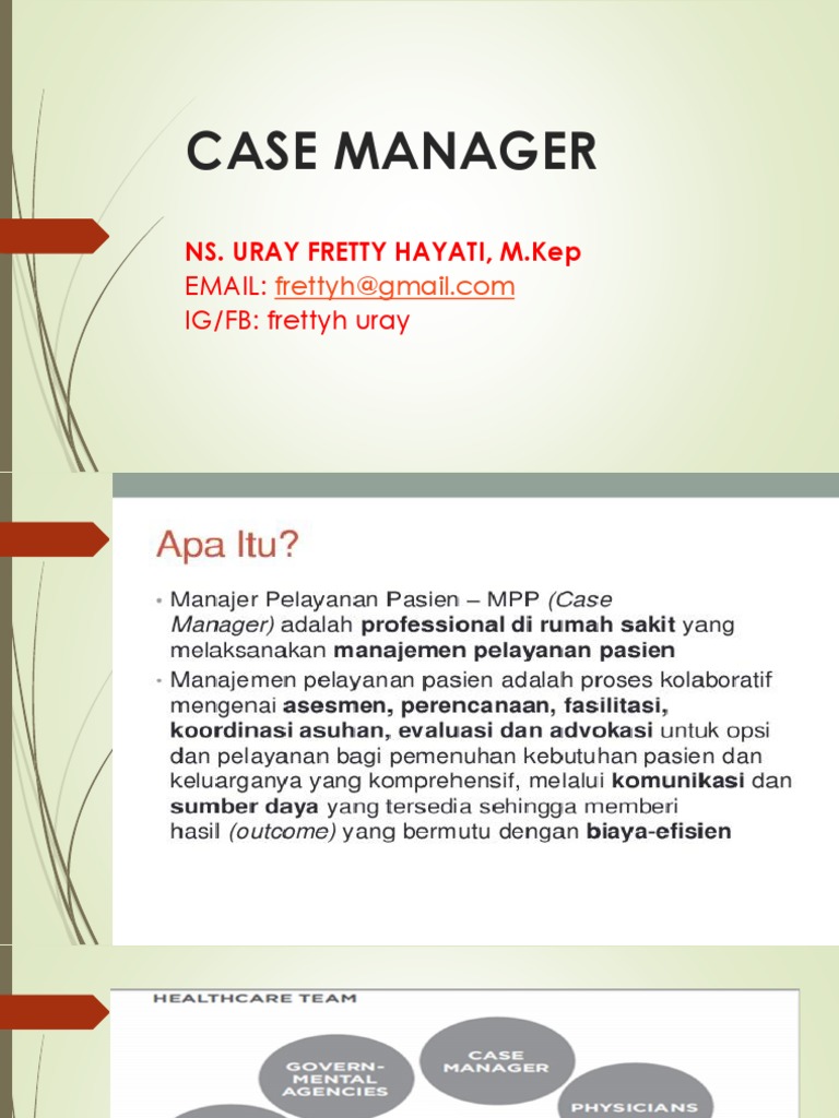 Case Manager | PDF | Karier & Perkembangan | Pengembangan Diri