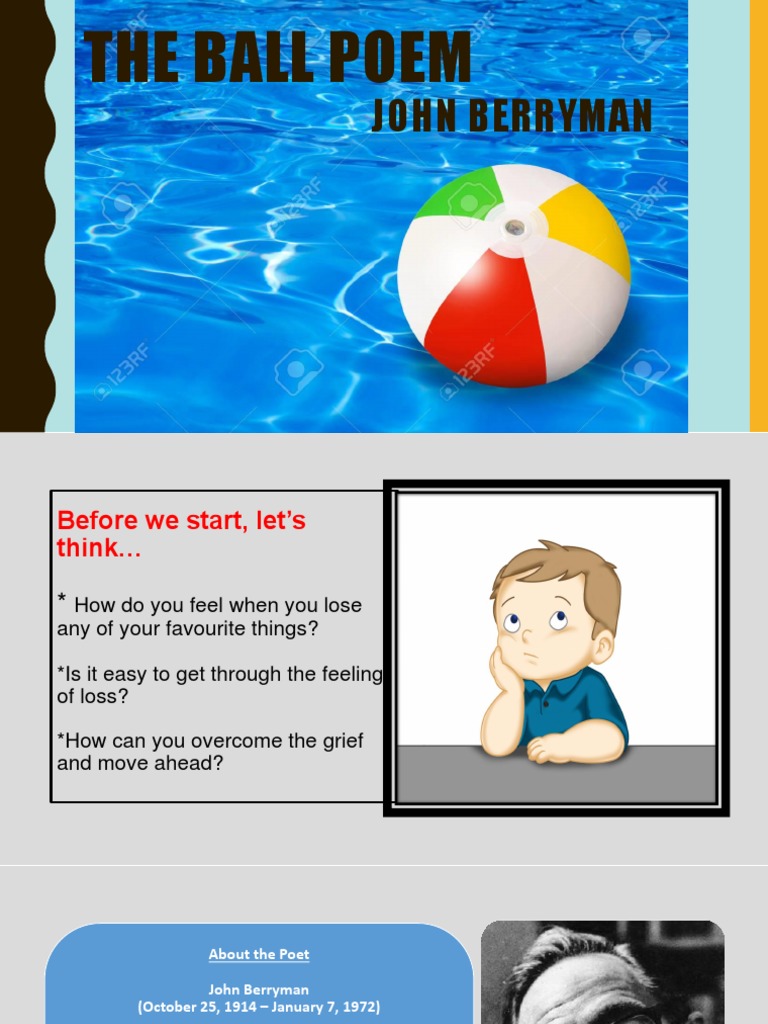 The Ball Poem | PDF | Poetry