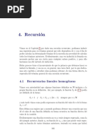 Relaciones Recurrencia | PDF | Relación de recurrencia | Ecuaciones