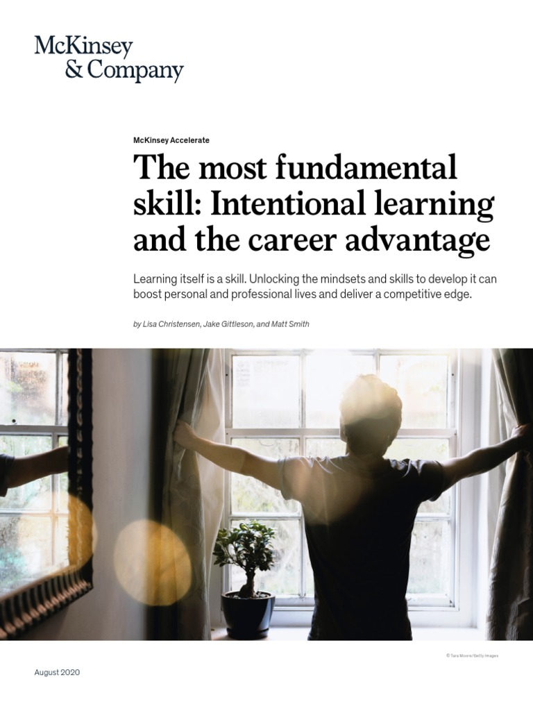 The Most Fundamental Skill: Intentional Learning and The Career ...
