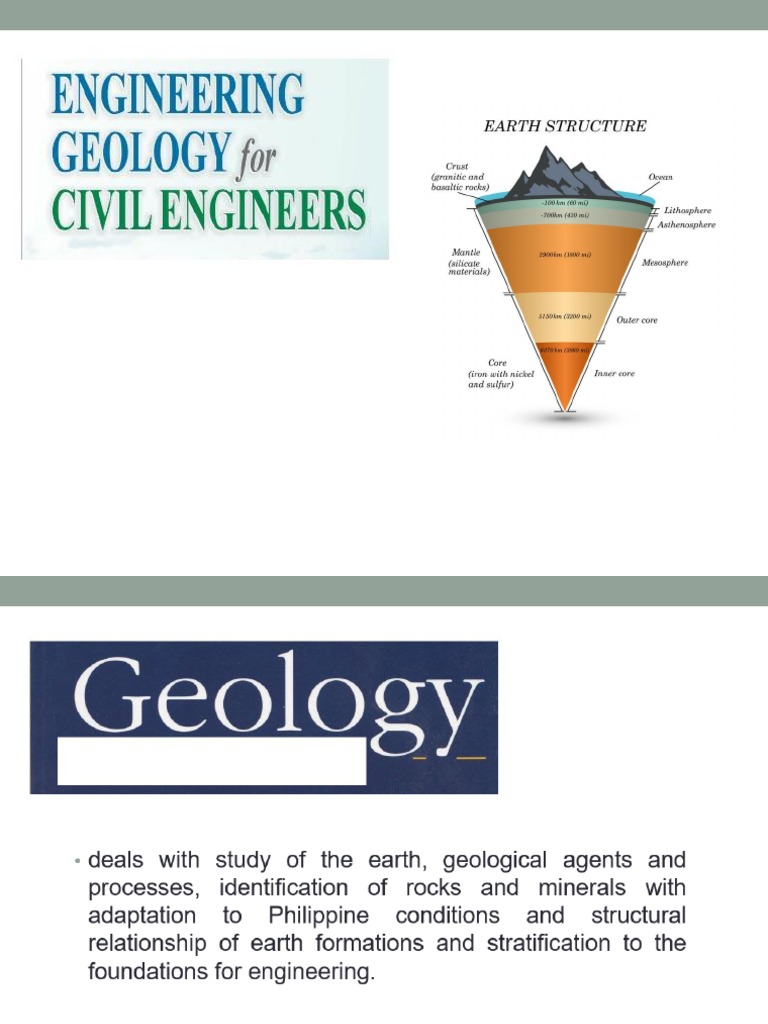 MODULE 1 Geology in Civil Engineering | PDF