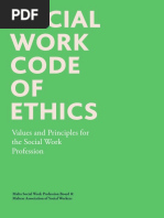 CASW Code of Ethics 2024 | PDF | Confidentiality | Social Work