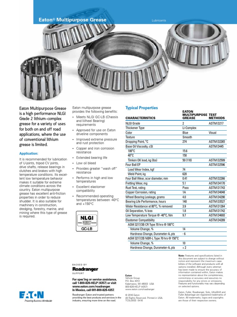 Grease Ep 2 Data Sheet tcsl0003 | PDF | Manufactured Goods | Materials