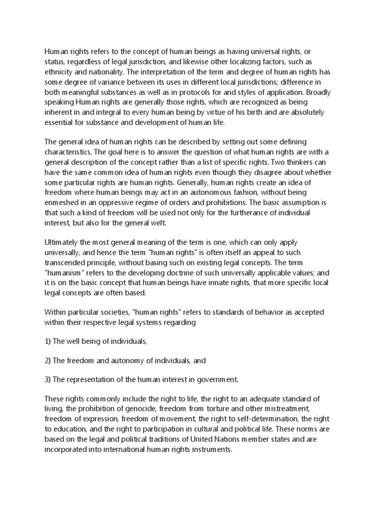 Understanding Human Rights Concepts | PDF | Human Rights | Natural Law