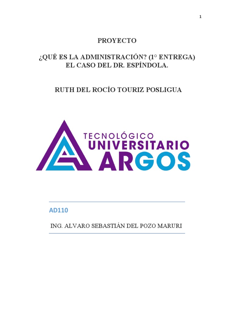 Proyecto Ruth Touriz Ad110 | PDF | Empresas | Toma de decisiones