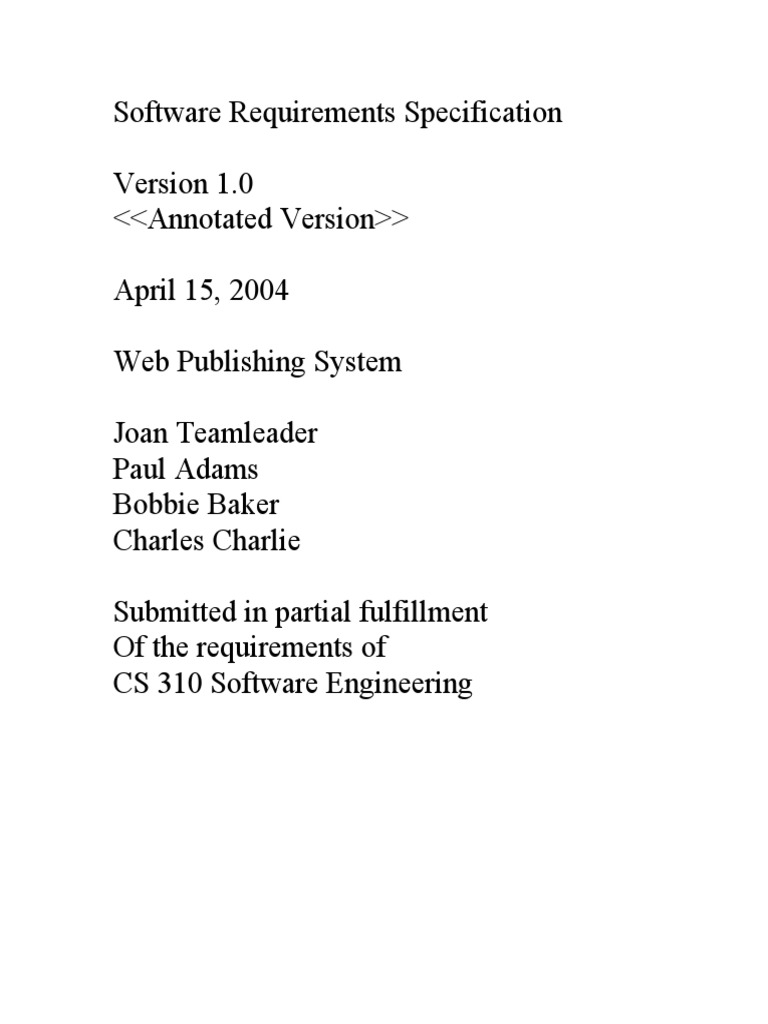 SRS - Web Publishing System | PDF | Use Case | World Wide Web