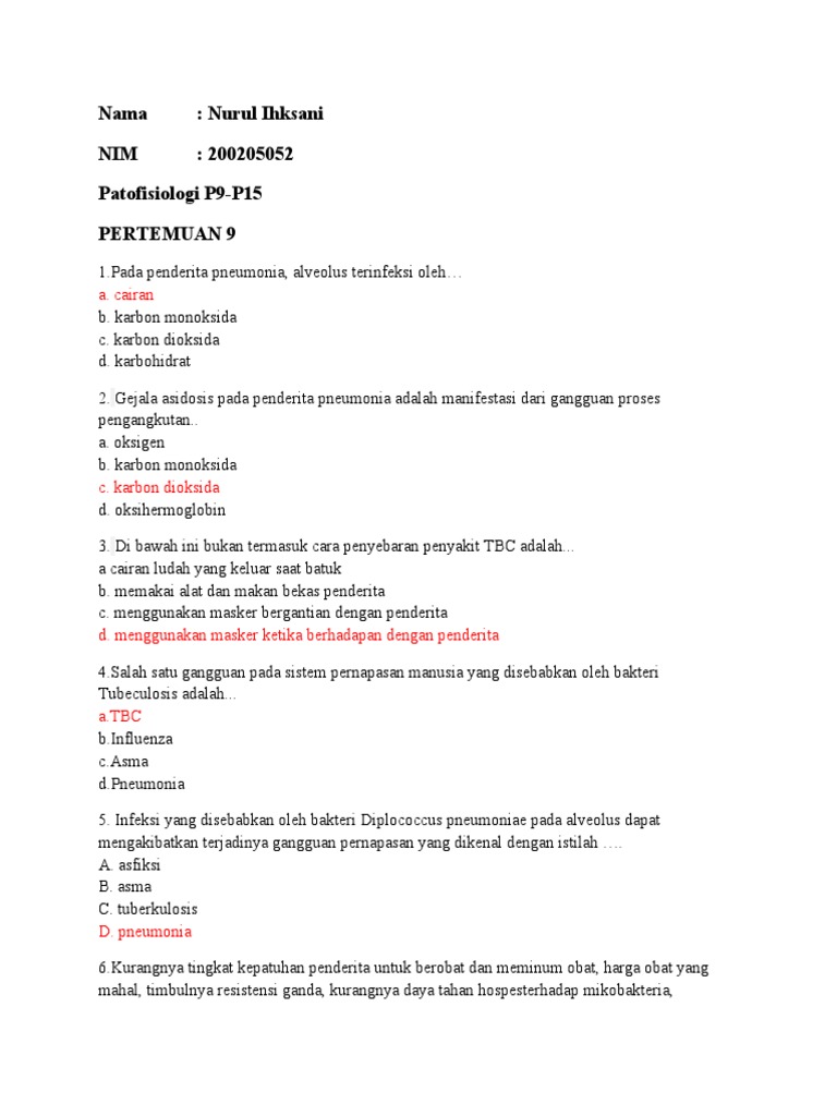Soal Pato P9-P15 | PDF | Sains & Matematika