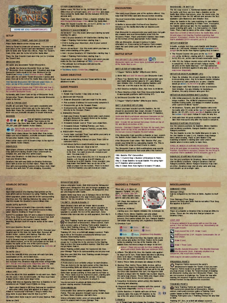 Setup for a Water Battle Against the Baddie BQ | PDF | Dice | Gaming