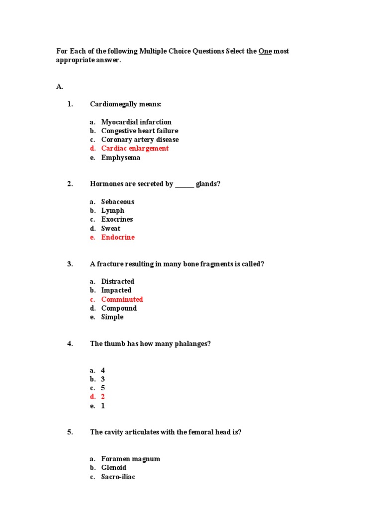 Multiple Choice Questions for Radiology Exams | PDF | Magnetic ...