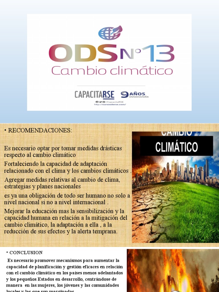 Cambio Climatico Recomendacion y Conclusion | PDF | Ciencias sociales