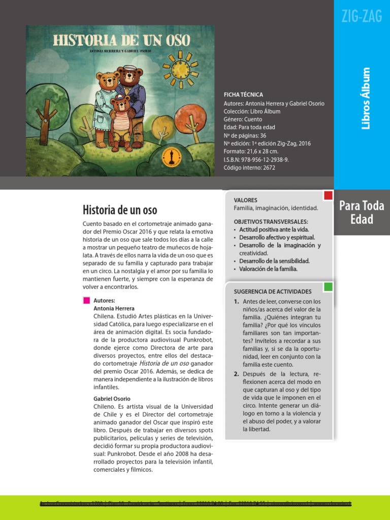 Historia de Un Oso Guia | PDF | Chile | Artes (general)