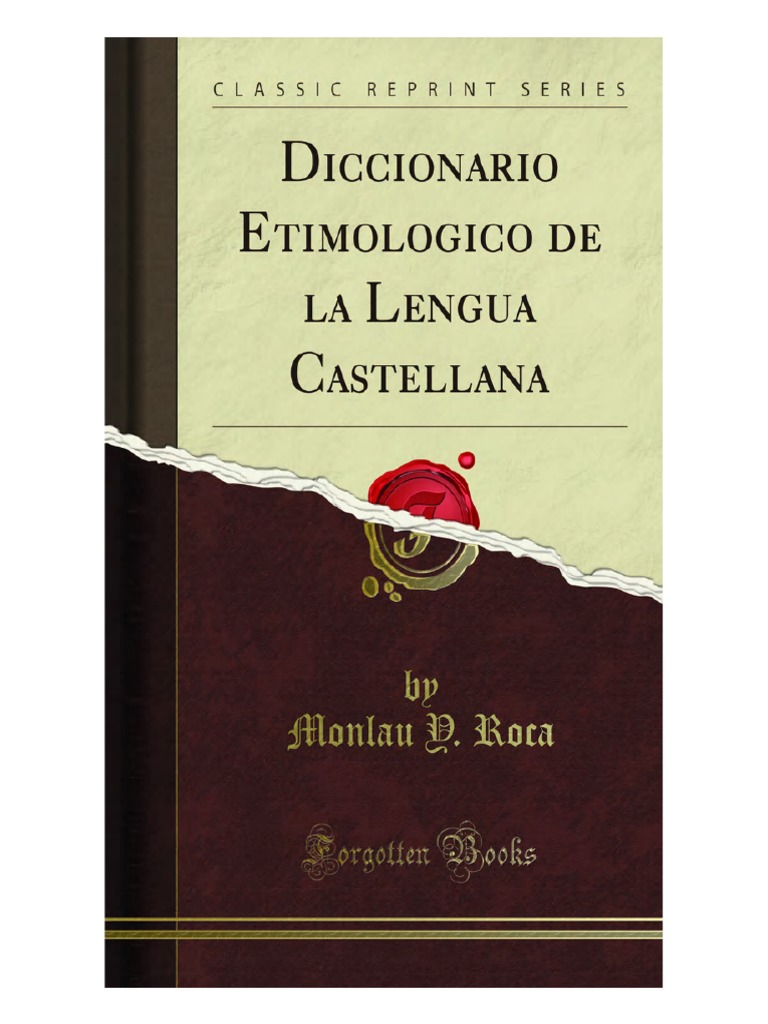 Diccionario Etimológico | PDF | Diccionario | Lingüística