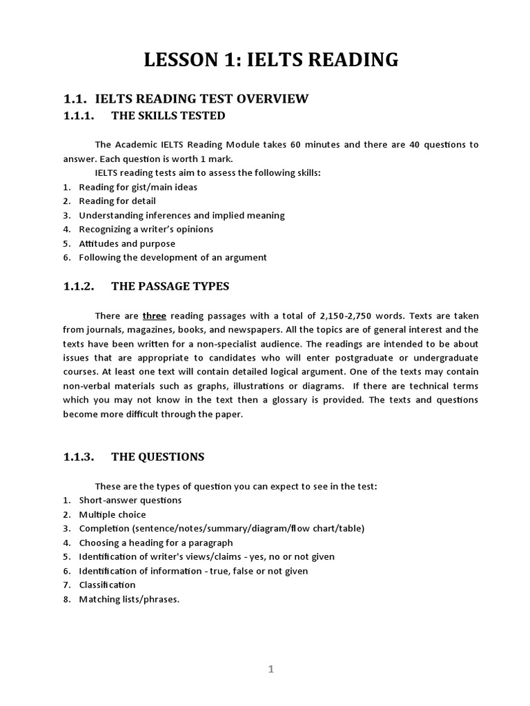 3 Lesson 1 Reading | PDF | Chili Pepper | Question