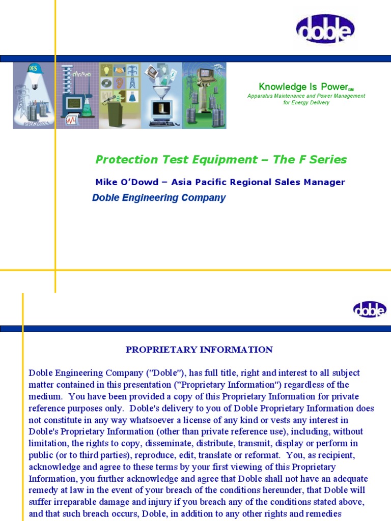 Doble Power Management Solutions Overview | PDF | Power Inverter ...