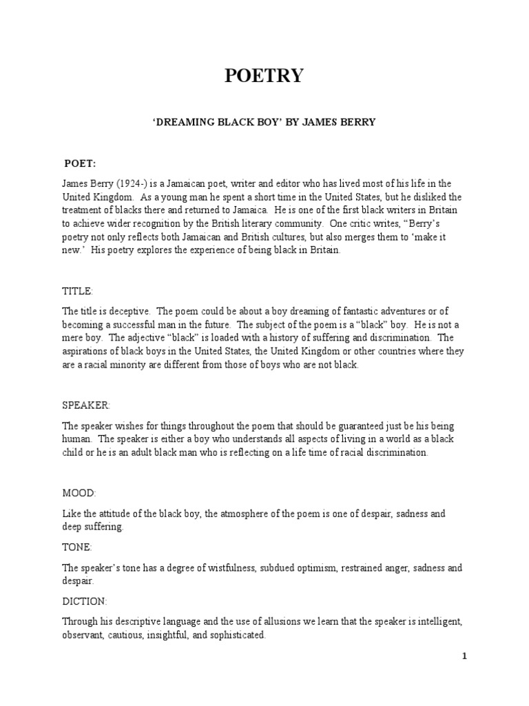 CSEC Poetry Notes | PDF | Caribbean | San Juan