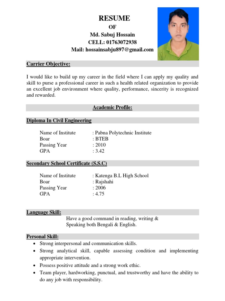 Md. Sabuj Hossain | PDF | Bangladesh | Human Nature