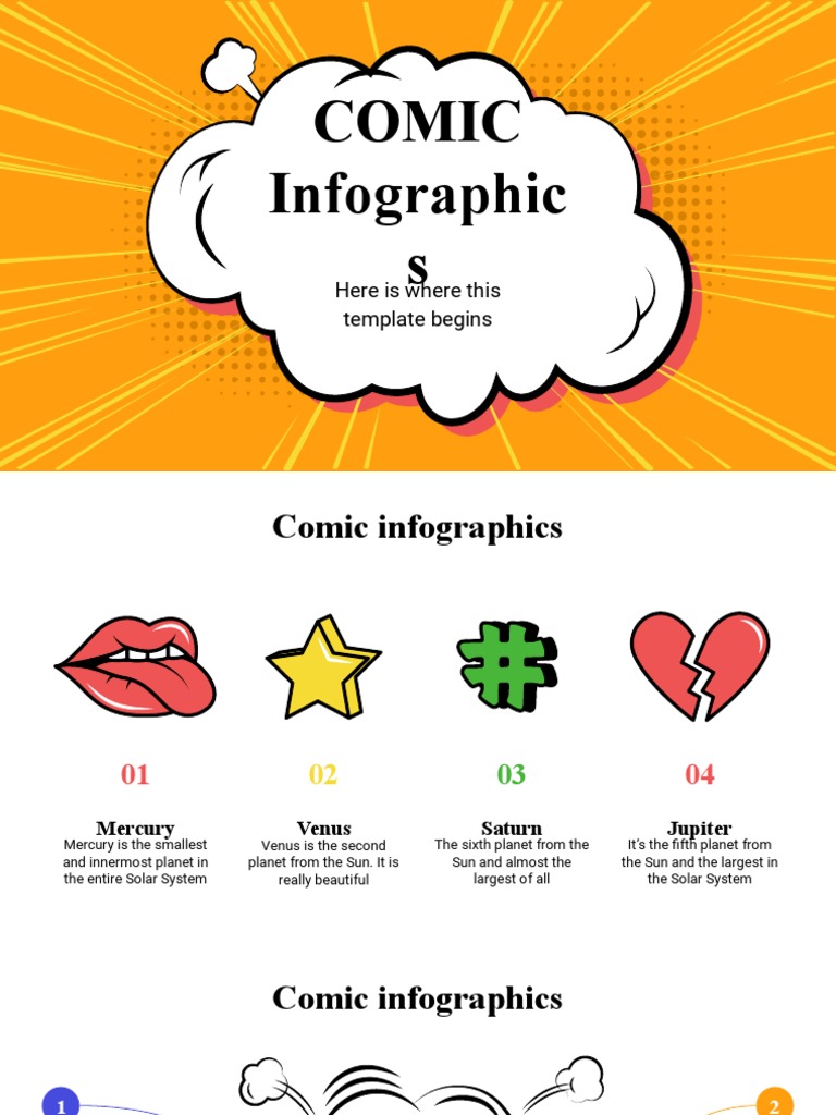 Comic Infographics by Slidesgo | PDF | Planets | Solar System