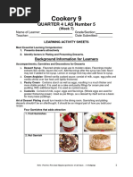 Prepare Desserts and Sweet Sauces | PDF | Desserts | Custard