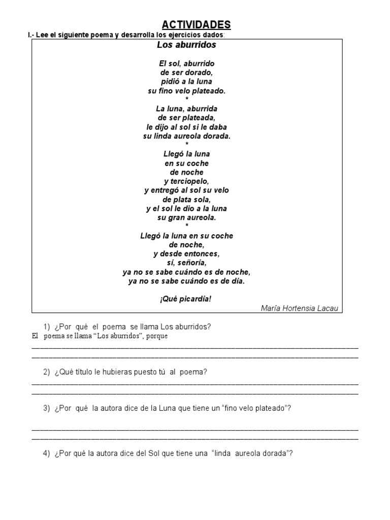 Guia El Poema | PDF | Poesía