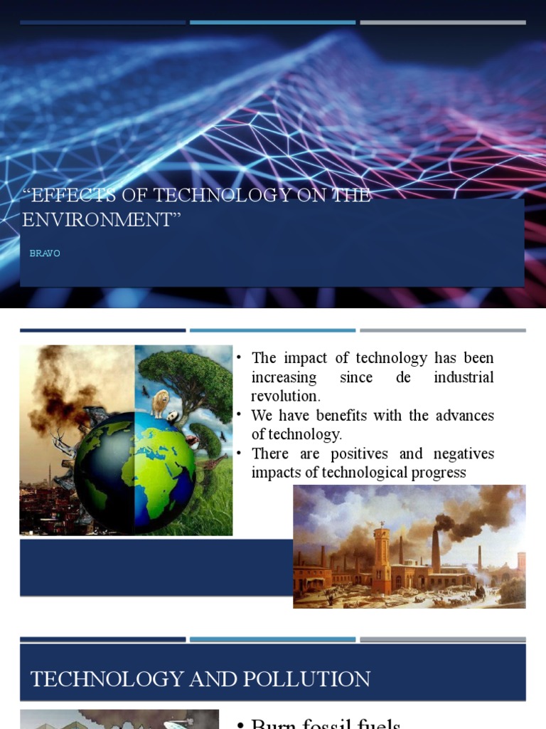 Technology's Environmental Impact | PDF | Science & Mathematics ...