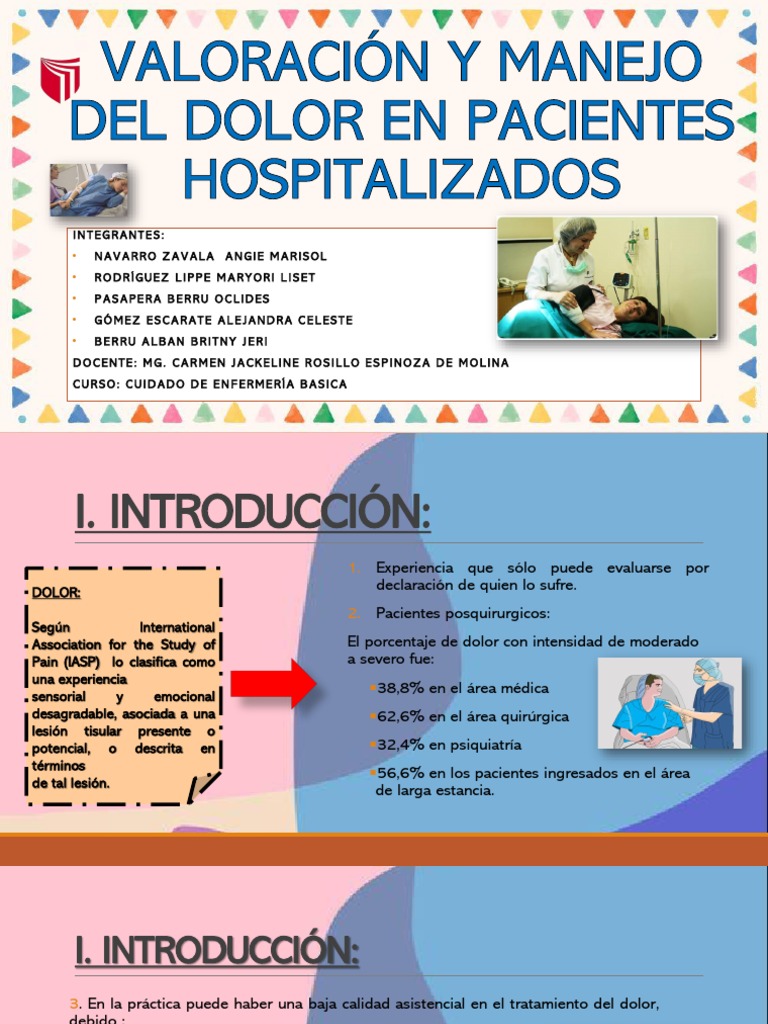 Valoración y Manejo del Dolor Hospitalario | PDF | Dolor | Medicina