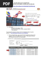 MIDA Online Application Guide | PDF | Internet Explorer | Password