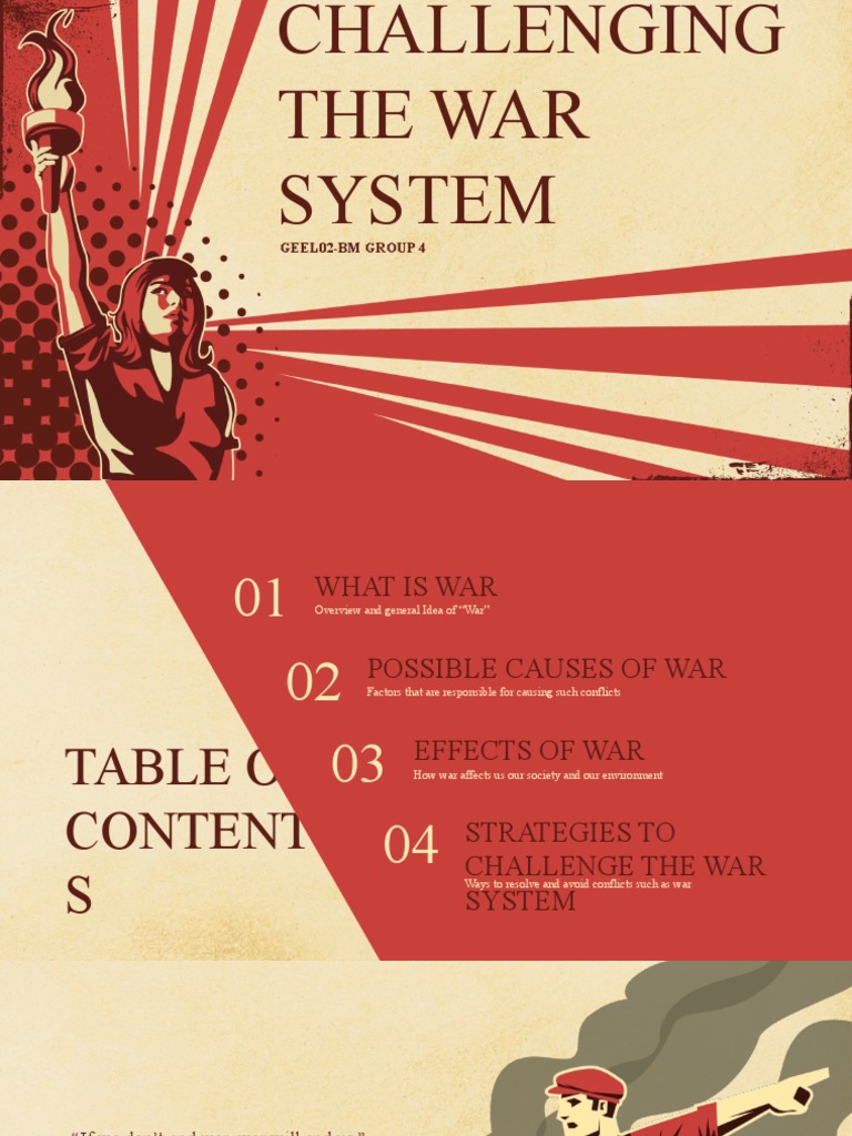 Challenging The War System | PDF | Arms Control | International Relations