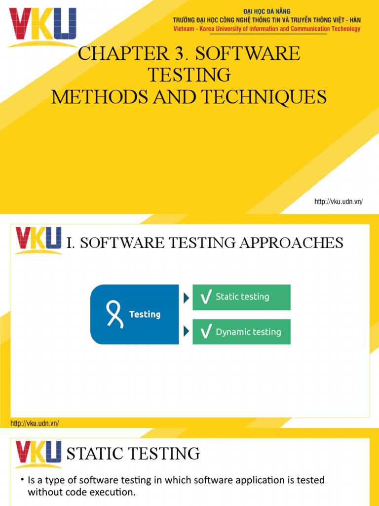 Software Testing Methods Overview | PDF | Software Testing | Variable ...