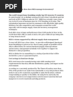 IKEA Supply Chain Management Overview | PDF | Warehouse | Logistics