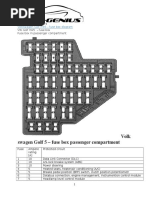 VW Transporter T5 Fuse Box Overview | PDF | Headlamp | Fuse (Electrical)