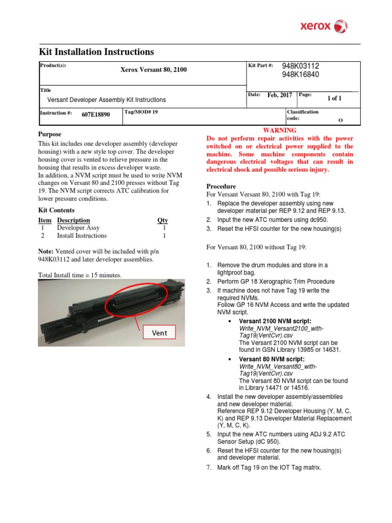Versant 80 Developer Kit Instructions | PDF | Computer Science ...
