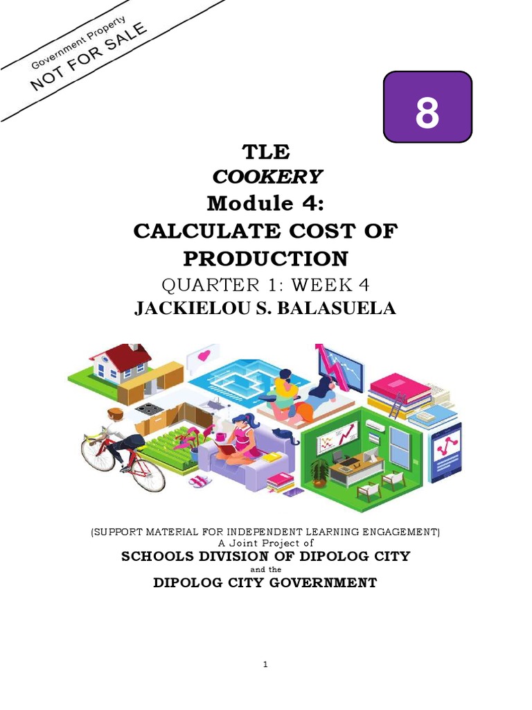 TLE Calculate Cost of Production: Cookery | PDF | Cost | Historical Cost