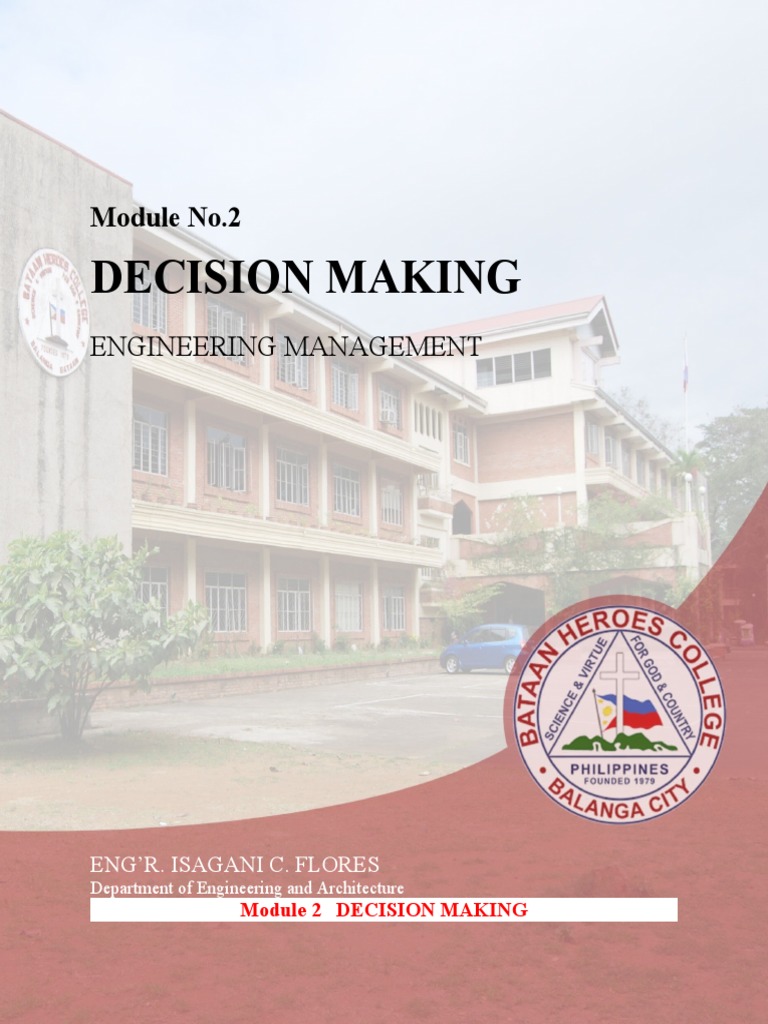 Module 2 Decision Making | Download Free PDF | Decision Making ...