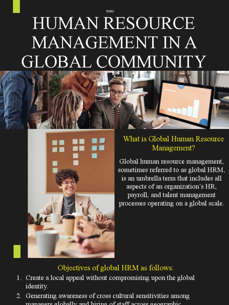 Global Human Resource Management Overview | PDF | Human Resource ...