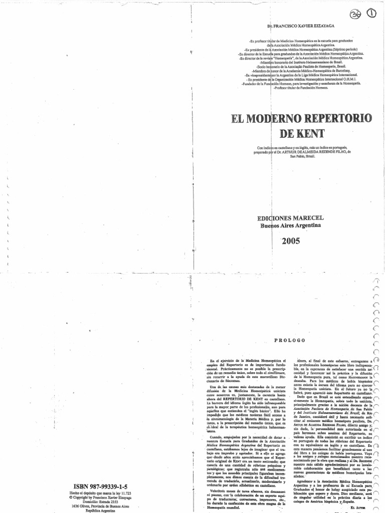 El Moderno Repertorio de KENT | PDF
