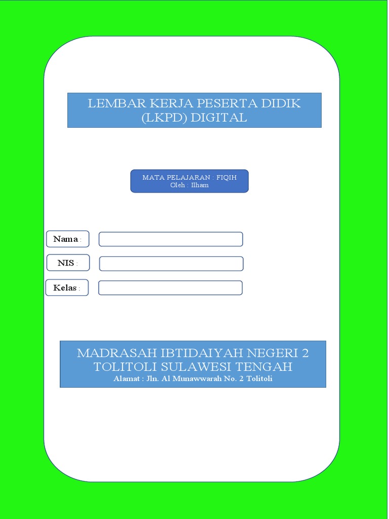 LKPD Fiqih Kelas 6 | PDF