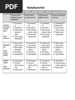 Rubric For Writing Complete Sentences | PDF | Sentence (Linguistics ...