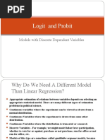 Difference Between Logit and Probit Models | PDF | Logistic Regression | Correlation And Dependence