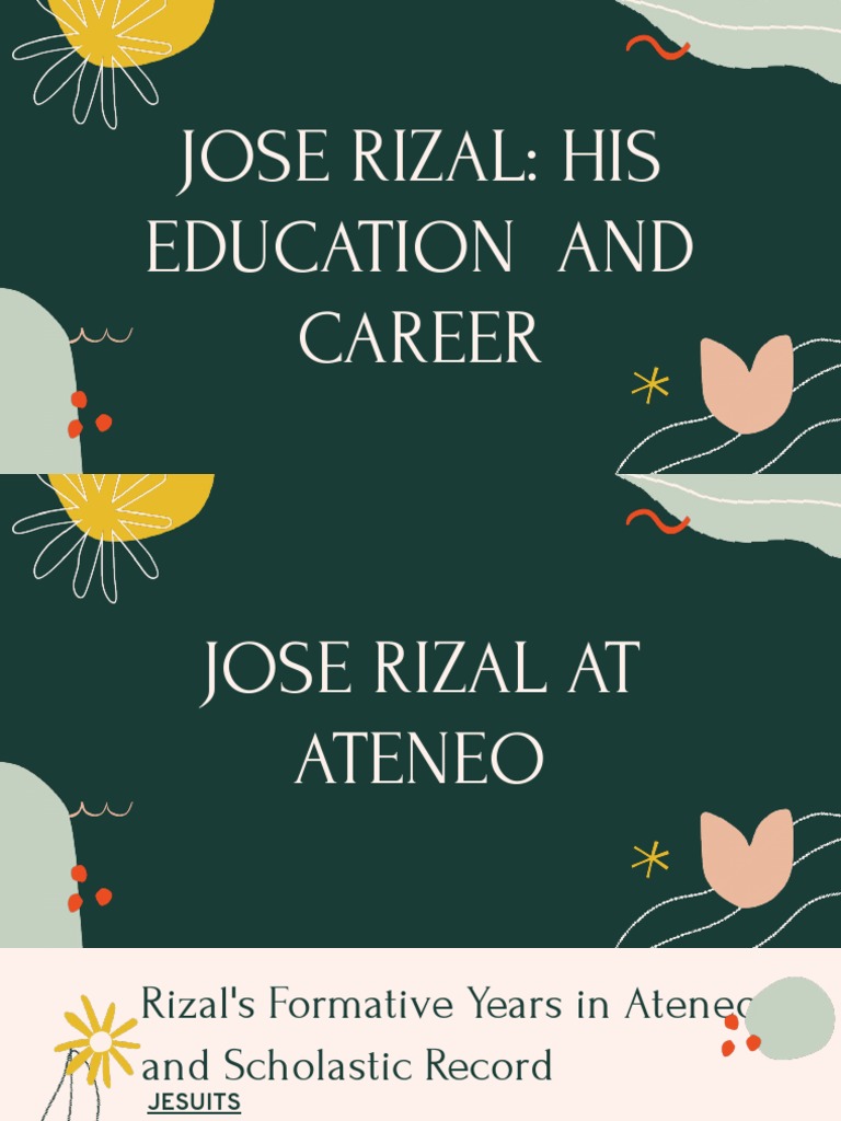 Jose Rizal His Education and Career | PDF | Further Education