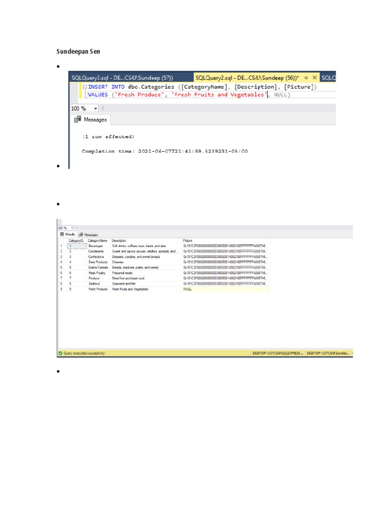 IT234 SundeepanSen Unit7 | PDF