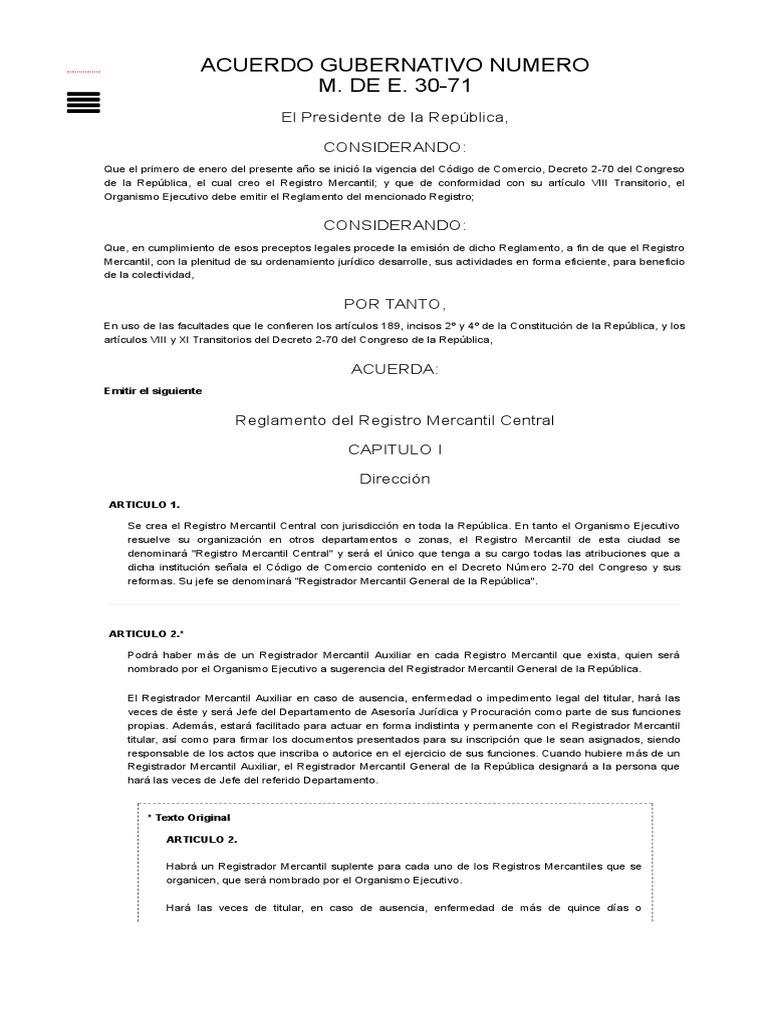 Reglamento del Registro Mercantil | PDF | Sociedad de responsabilidad limitada | Reaseguro