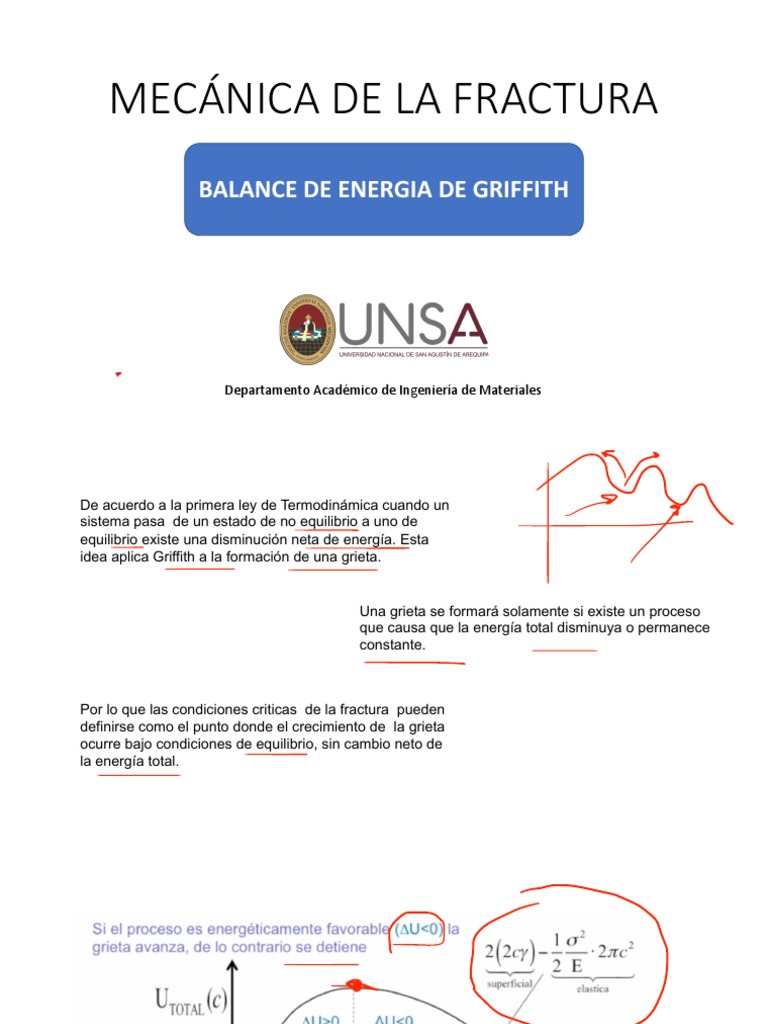 Balance de Energia de Griffith | PDF | Ciencia y matemáticas